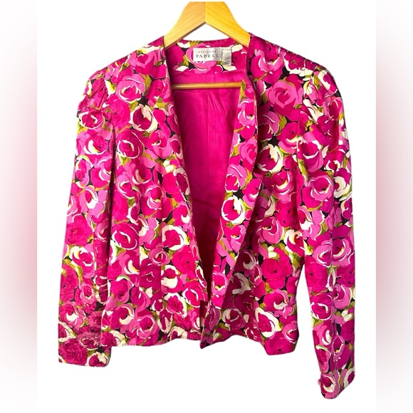 Anthropologie | Jackets & Coats | Anthro Vintage 8s Adrianna Papell 4 ...